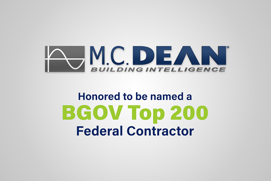 M.C. Dean listed as BGOV Top 200 Federal Contractor | M.C. Dean